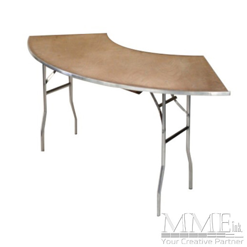 Serpentine Crescent Round Table Rentals | Event Decor