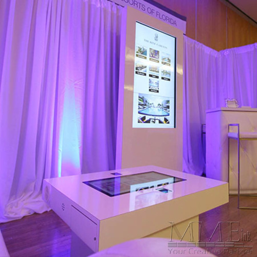 Interactive Low Boy Touch Table Rental