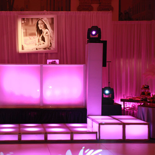 Illuminated Dance Stage Rental New York